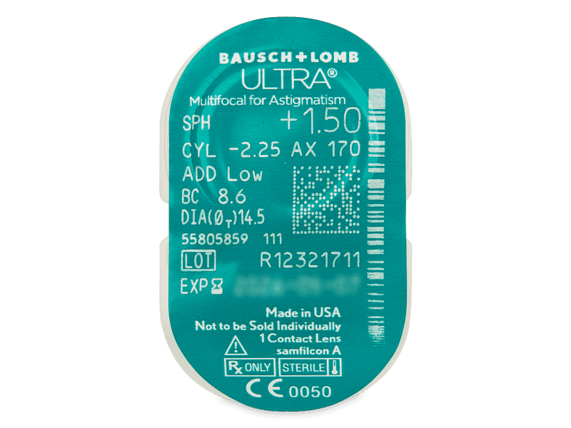 Bausch + Lomb ULTRA Multifocal for Astigmatism (6 linser) | alensa.dk